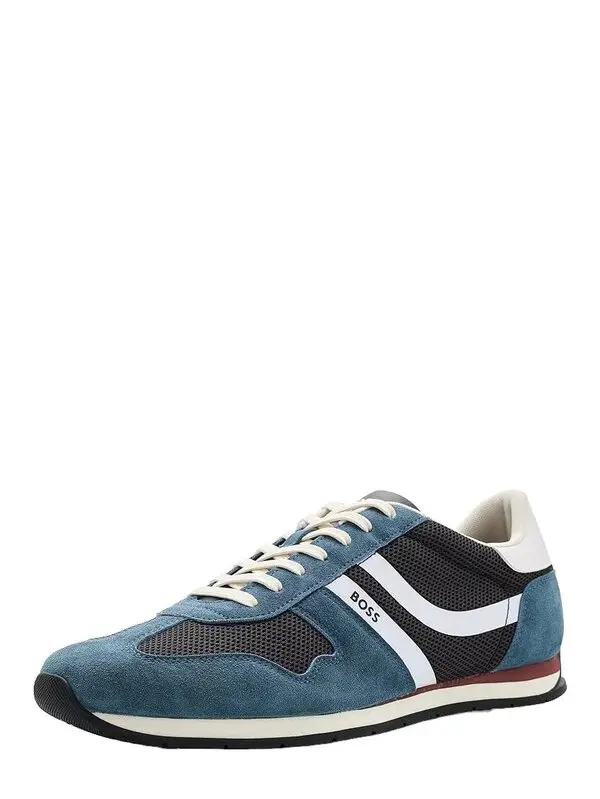 BOSS Levon Lace Up Sneakers - Navy