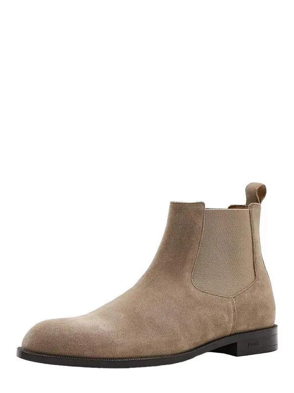 BOSS Tayil Suede Chelsea Boots - Beige