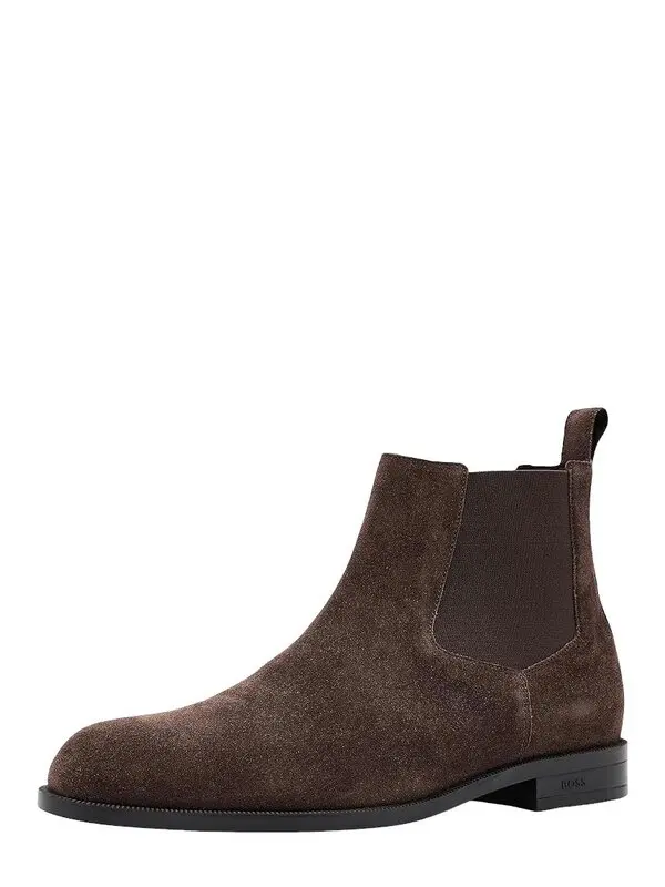 BOSS Tayil Suede Chelsea Boots - Brown