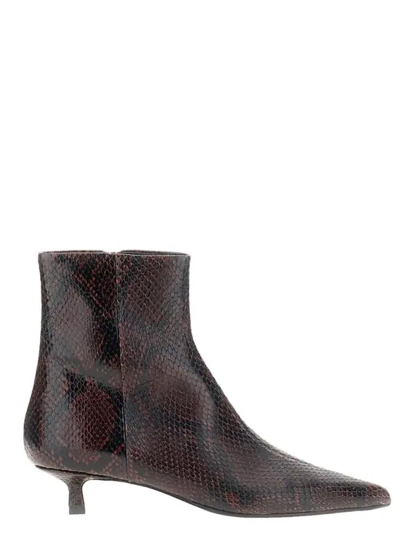 AeydĒ Sofia Snakeskin Ankle Boots - Multicolore