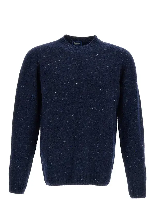 DRUMOHR Wool-blend Crew Neck Sweater - Blu