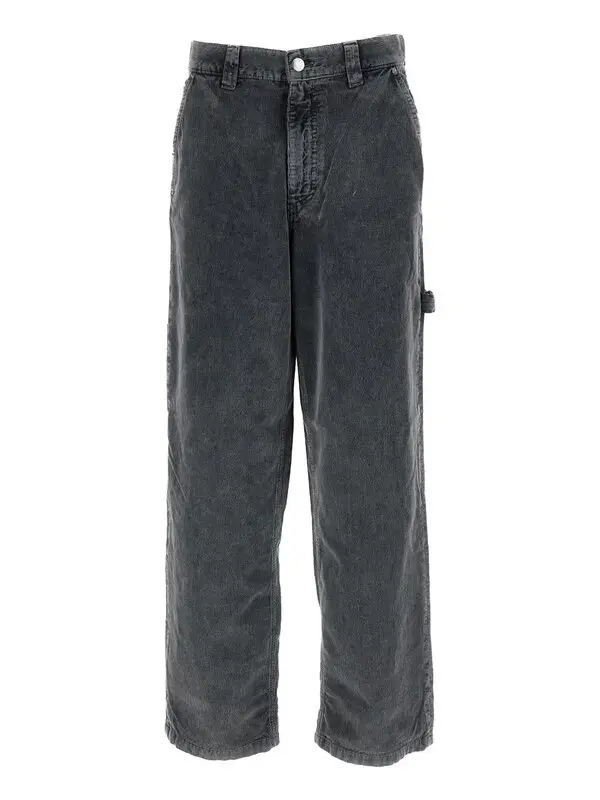 HAIKURE Sibilla Velvet Trousers Pier - Grey