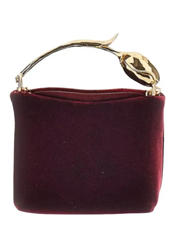Erdem Micro Borsa Bloom - Rosso