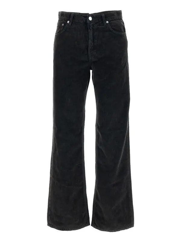 HAIKURE Velvet Trousers - Nero