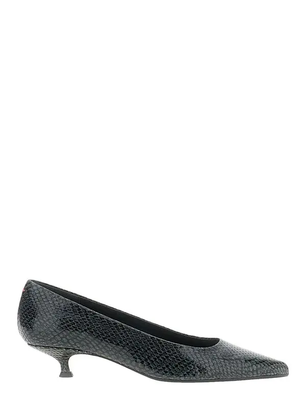 AeydĒ Cari Snake-print Décolleté Pumps - Green
