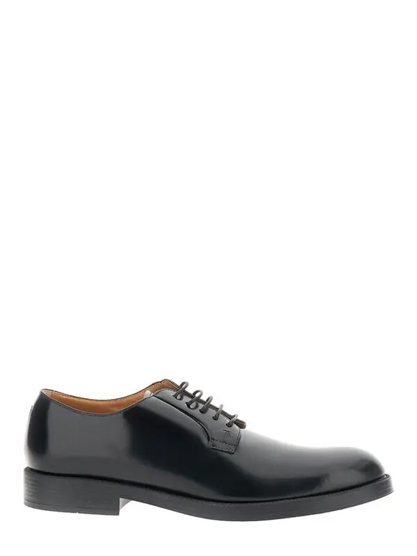 TOD'S Formal Derby Shoes With Rubber Sole - Nero