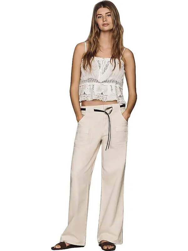 Sanctuary Mid-rise Cargo Pants - Beige