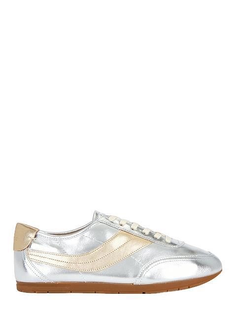 Vince La Runner Sneakers In Metallic - Silver