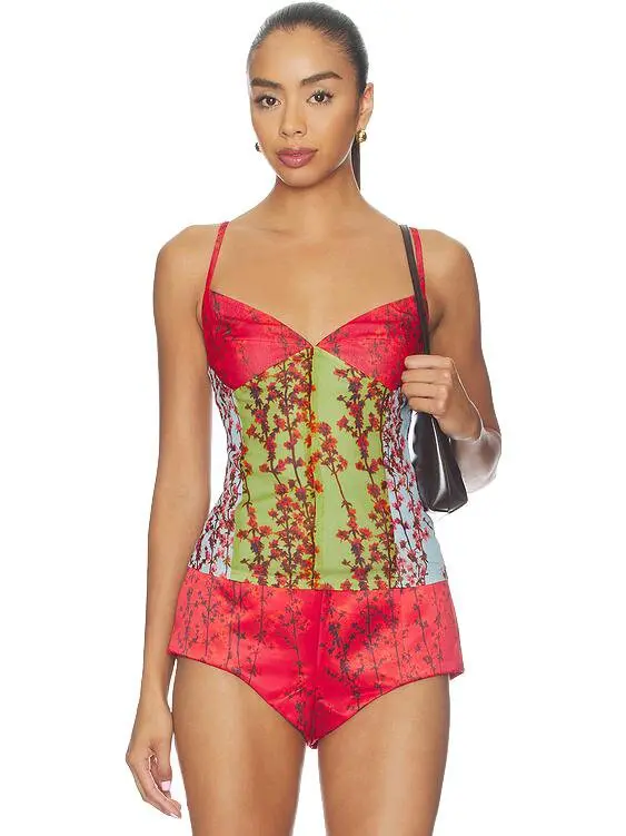 MUMA WORLD Sakura Mixed Rega Cami - Multi