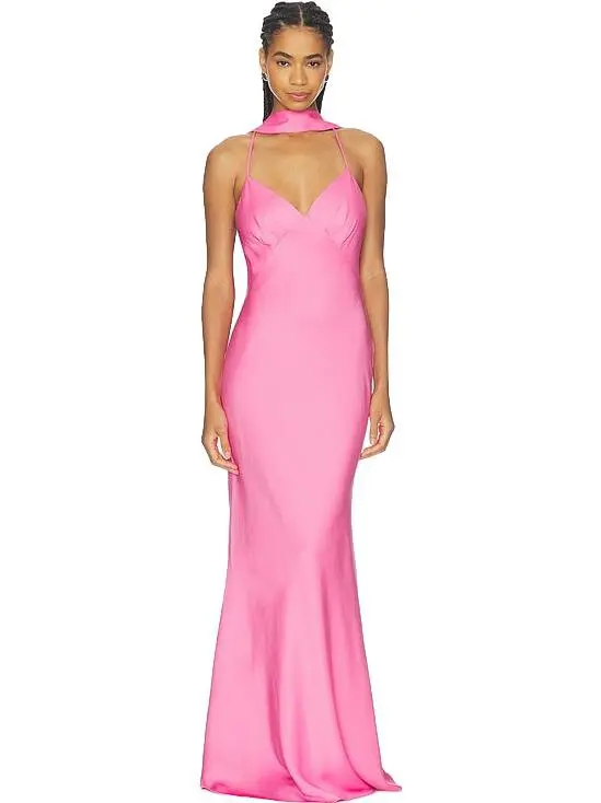 NADINE MERABI Lana Dress - Pink