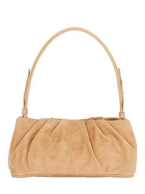 Simkhai Harlow Suede Shoulder Bag - Light Camel