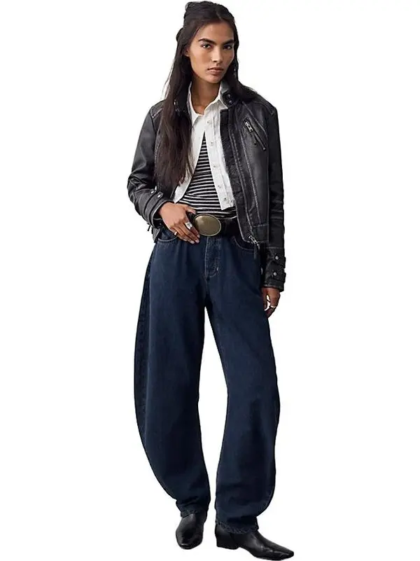 Free People Bronx Jeans - Deep Seas