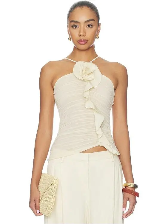 MAYGEL CORONEL Nacarã Top With Ruffle Detail - Tofu