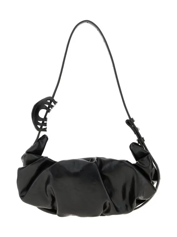 DIESEL® Synthetic Leather Shoulder Bag - Black