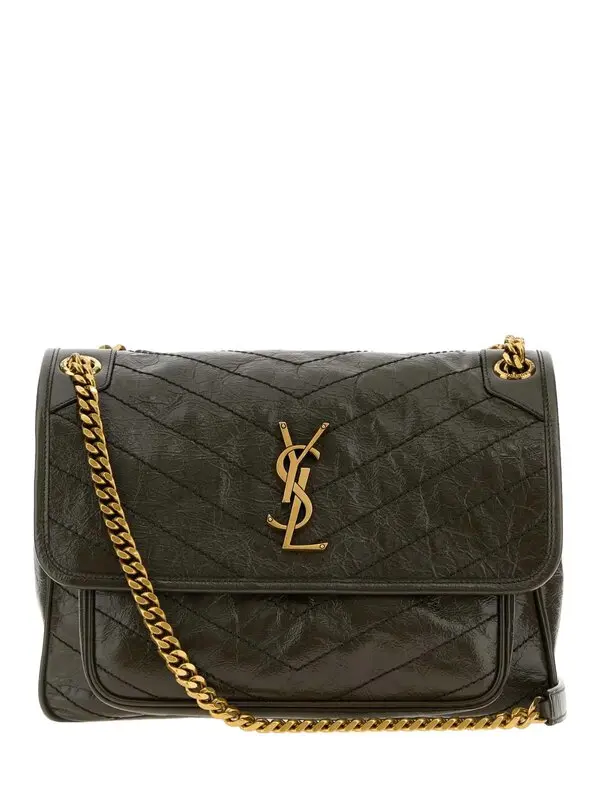 Saint Laurent Medium Niki Shoulder Bag - Green