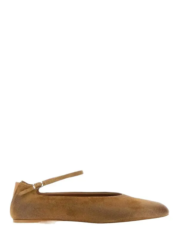 JIL SANDER Suede Ballerinas - Brown