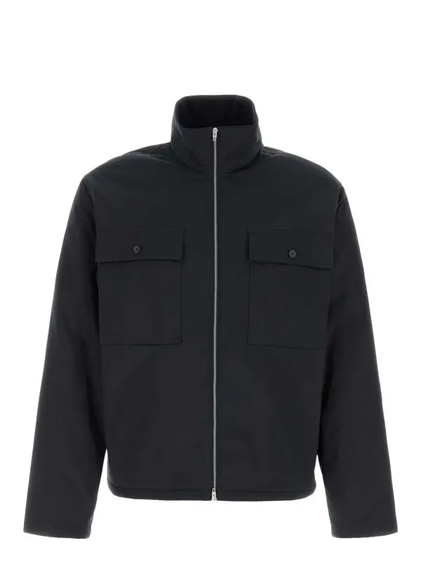JIL SANDER Midnight Polyester Jacket - Blue