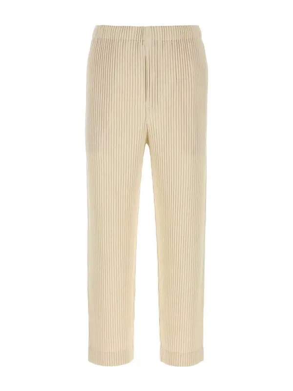 Issey Miyake Sand Polyester Pant - Brown