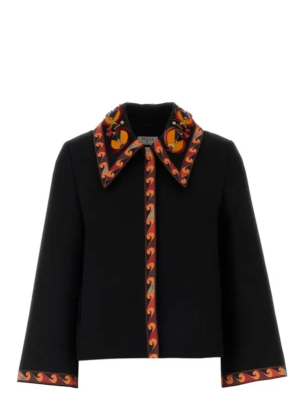 Emilio Pucci Emilio Gabardine Blazer - Black