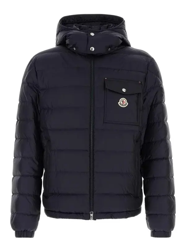 Moncler Navy Verith Down Jacket - Blue