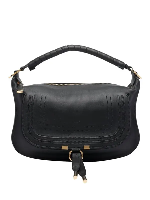 Chloé Small Marcie Shoulder Bag - Black