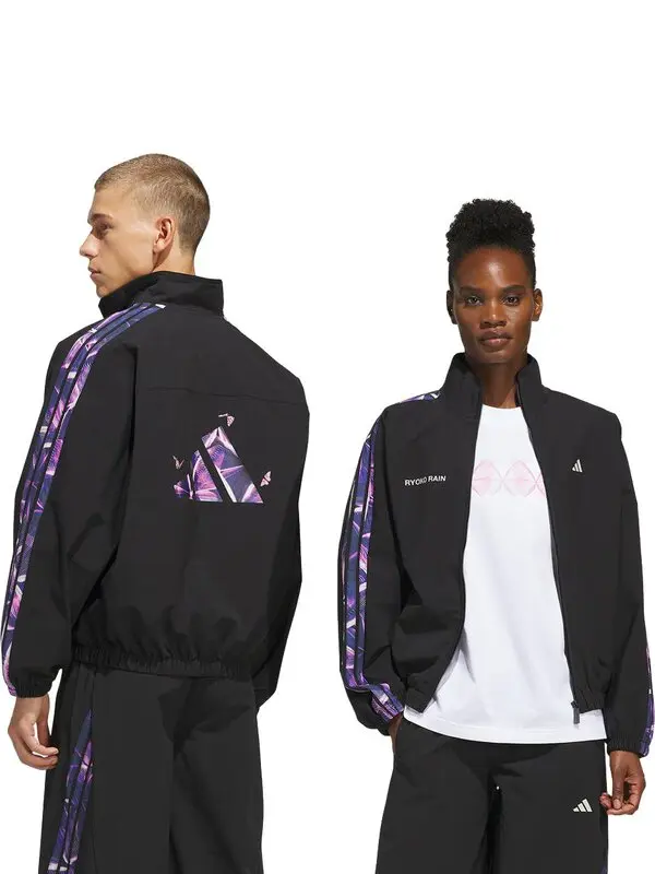 Adidas Ryoko Rain Woven Track Jacket - Black