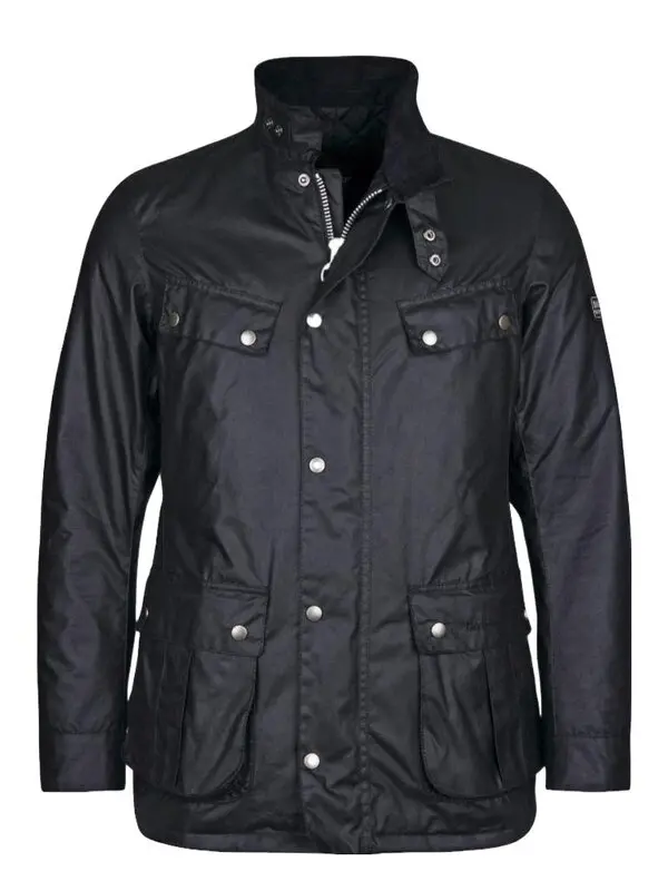 Barbour Tourer Duke Wax Jacket - Black