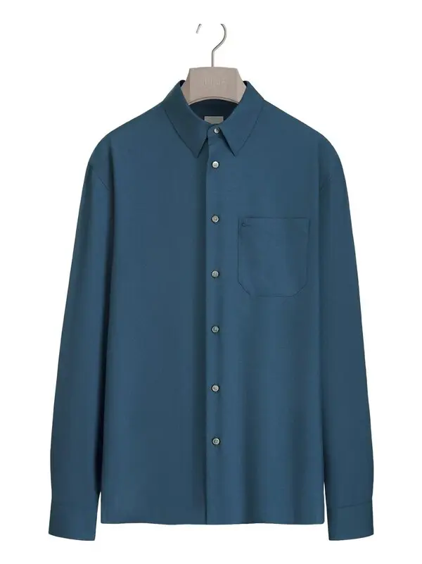 Dior Shirt With Embroidery - Blue