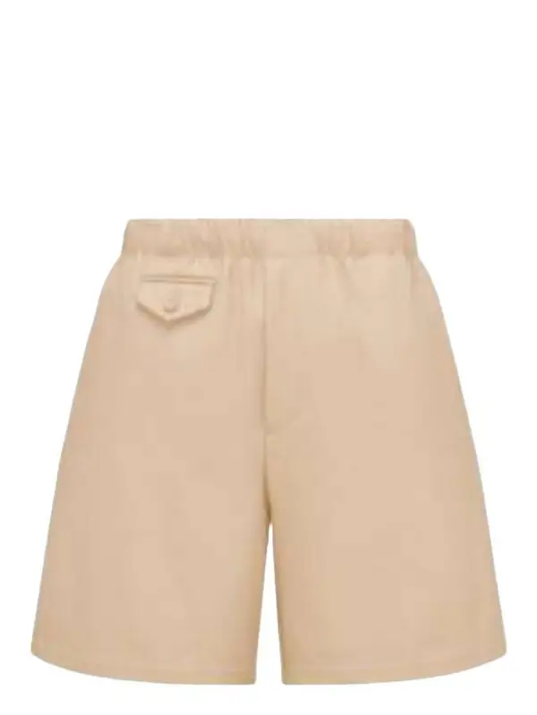 Dior Bermuda Shorts With Elasticated Waist - Nude
