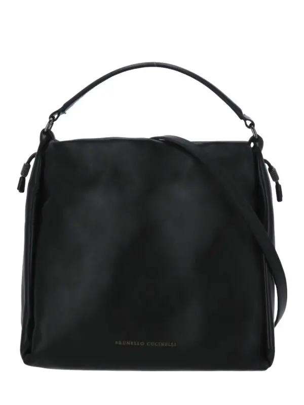 Brunello Cucinelli Drawstring Tote Bag - Black
