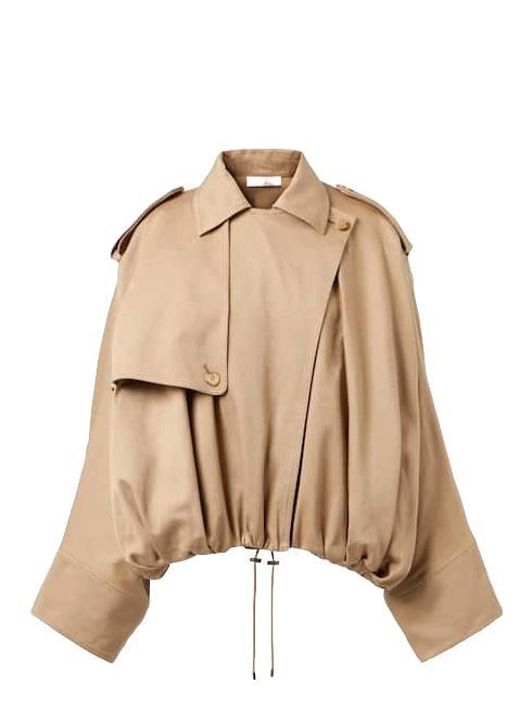 Gabriela Hearst Cotton Twill Trench Jacket - Nude