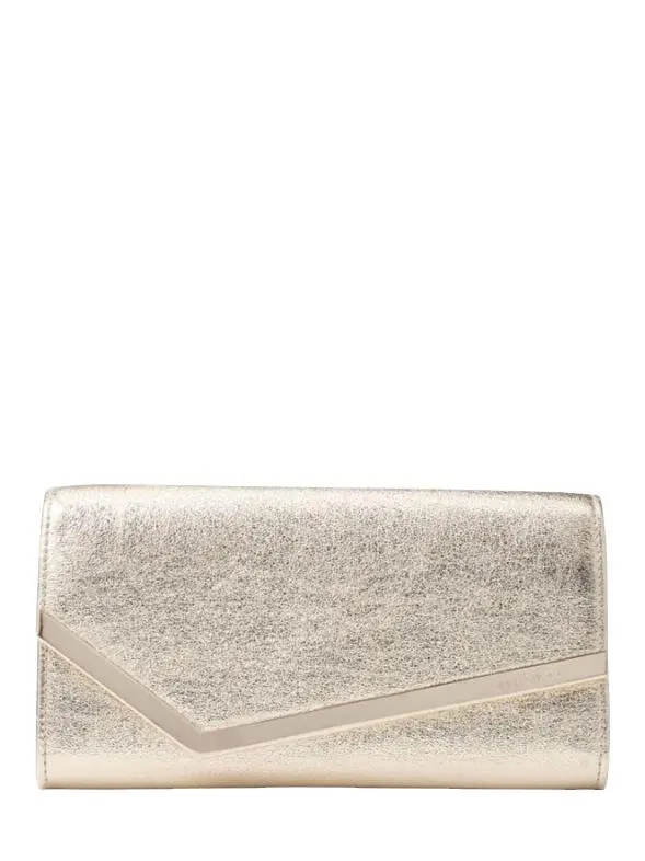 JIMMY CHOO Platinum Ice Brilliance Fabric Clutch Bag - Nude