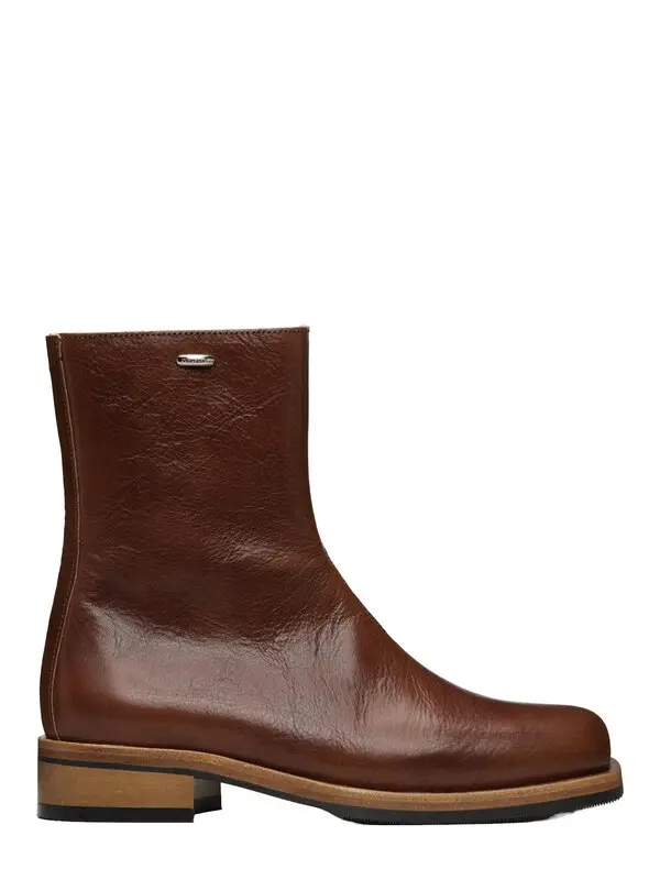Our Legacy Camion Ankle Boots - Maroon
