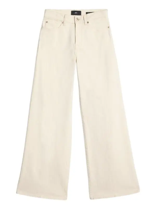 7 For All Mankind High-waisted Wide-leg Jeans - No