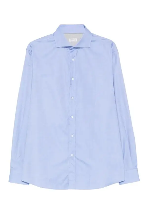 Brunello Cucinelli Long-sleeve Shirt - Blue