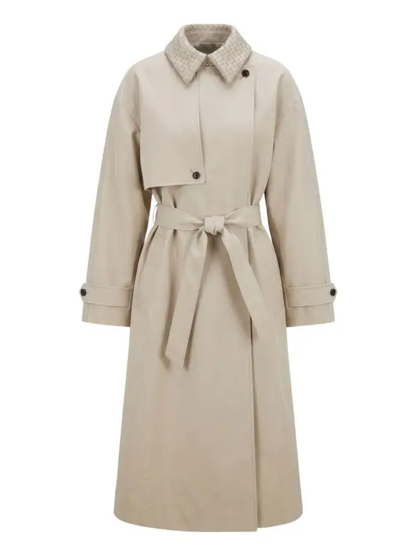 Bottega Veneta Belted Waist Trench Coat - Nude