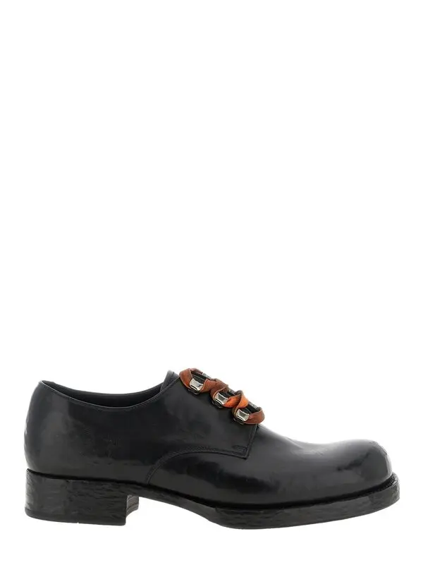 Prada Round Toe Loafers - Black