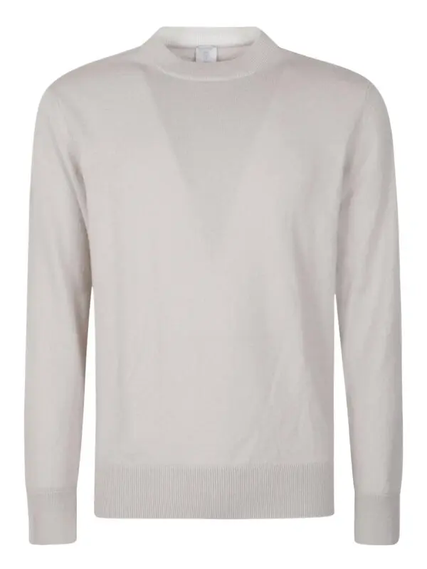 Eleventy Long-sleeved Sweater - White