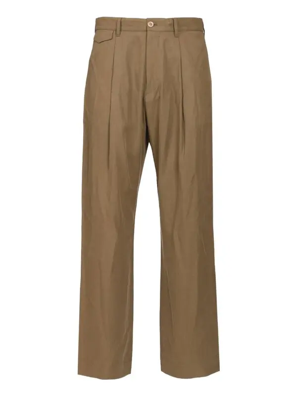 Paul Smith Tailored Pleated Trousers - Brown