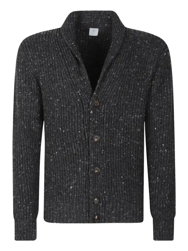 Eleventy Button-down Knitwear - Black