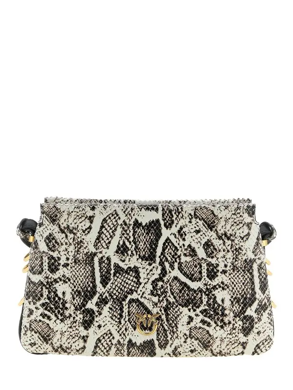 Pinko Logo Plaque Crossbody Bag - Multi-color