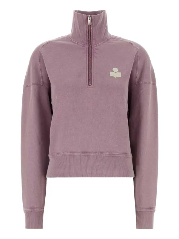 Isabel Marant Étoile Ross" Half-zip Sweatshirt - Purple