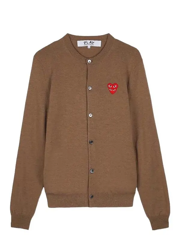 Comme Des Garçons Long-sleeved Knitwear - Brown