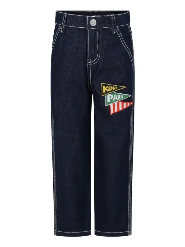 Kenzo Logo Jeans - Black