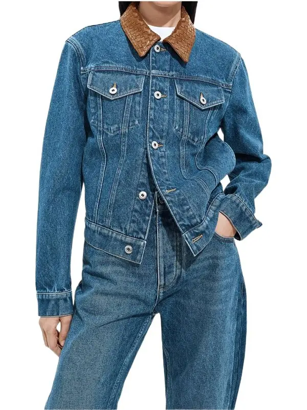 Bottega Veneta Medium Denim Jacket - Blue