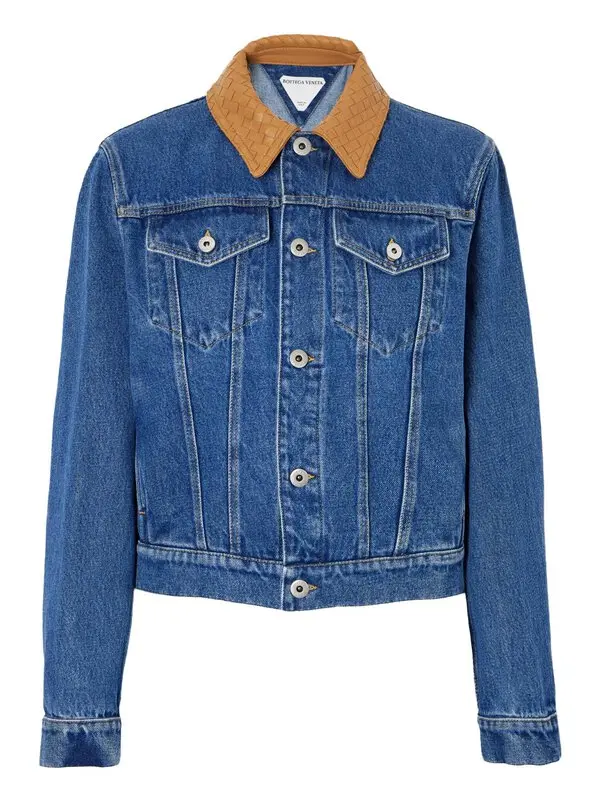 Bottega Veneta Medium Denim Jacket - Blue