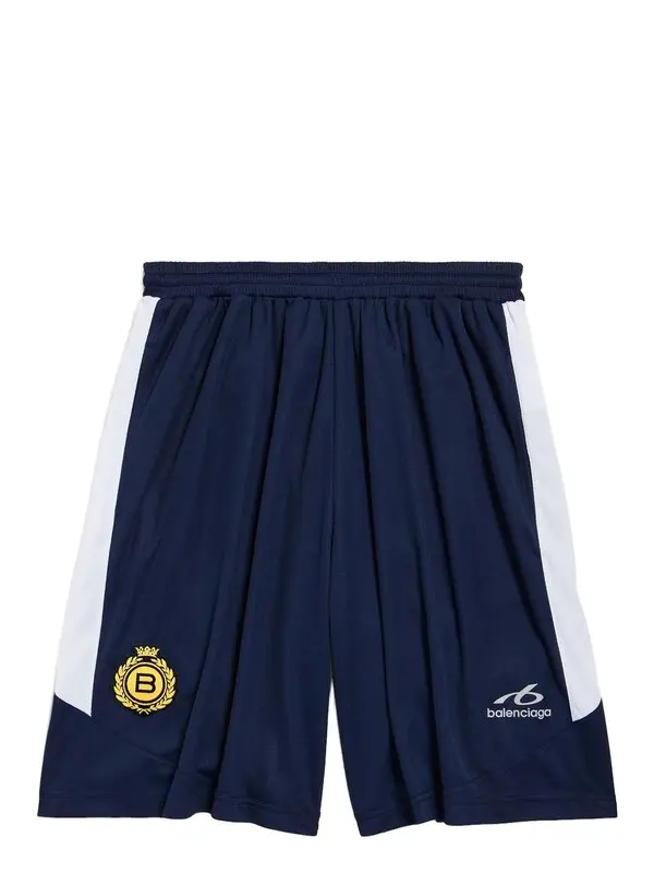 Balenciaga Soccer Baggy Shorts - Blue