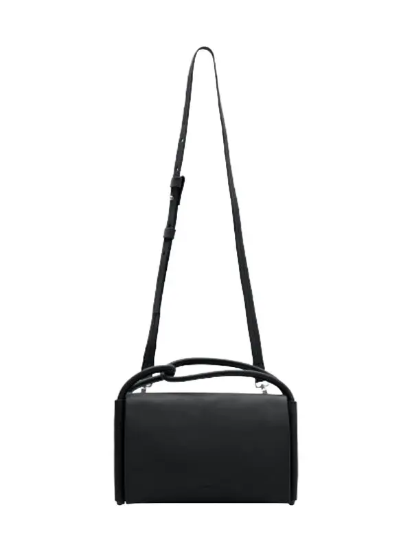 ÉCOTORIE Lois Top Handle Bag With Detachable Shoulder Strap - Black