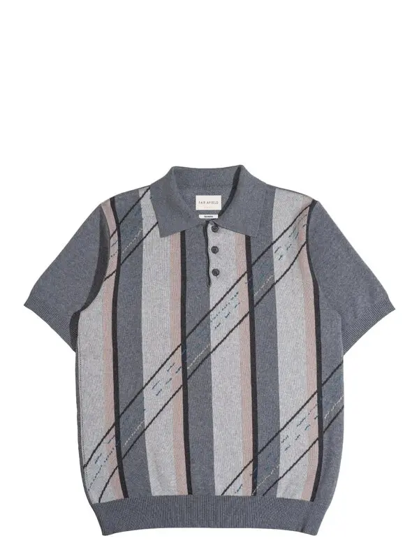 FAR AFIELD The Strong, Silent Type Polo - Grey