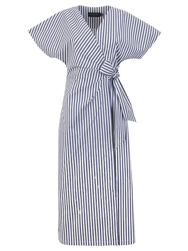 EXQUISE Collins Midi Dress Khaki - Yellow